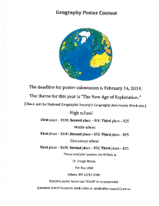 Geography Poster Contest | Social Studies Resources
